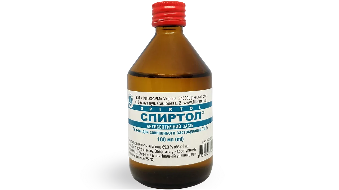 Аналоги препарату Спиртол розчин 70% у флаконі, 100 мл - Фітофарм ...