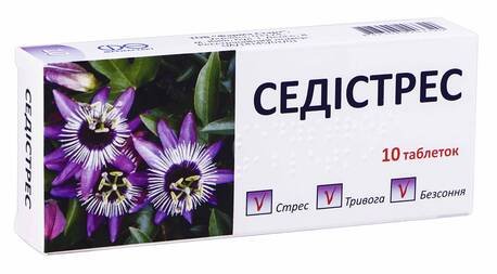 Седистресс таблетки, 10 шт.: инструкция, цена, отзывы, аналоги. Купить ...