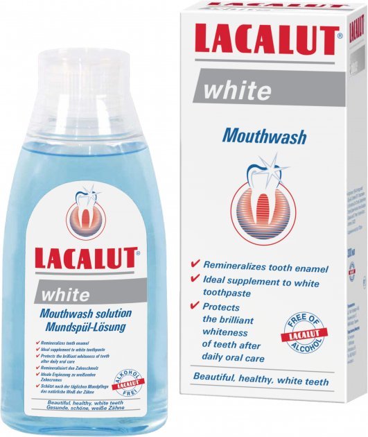 Ополаскиватель для полости рта Lacalut white(Лакалут вайт), 300 мл ...