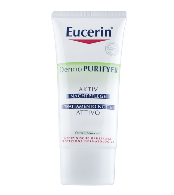 Крем нічний Еуцерин (Eucerin) ДермоПьюріфаер для пробемної шкіри, 50 мл ...